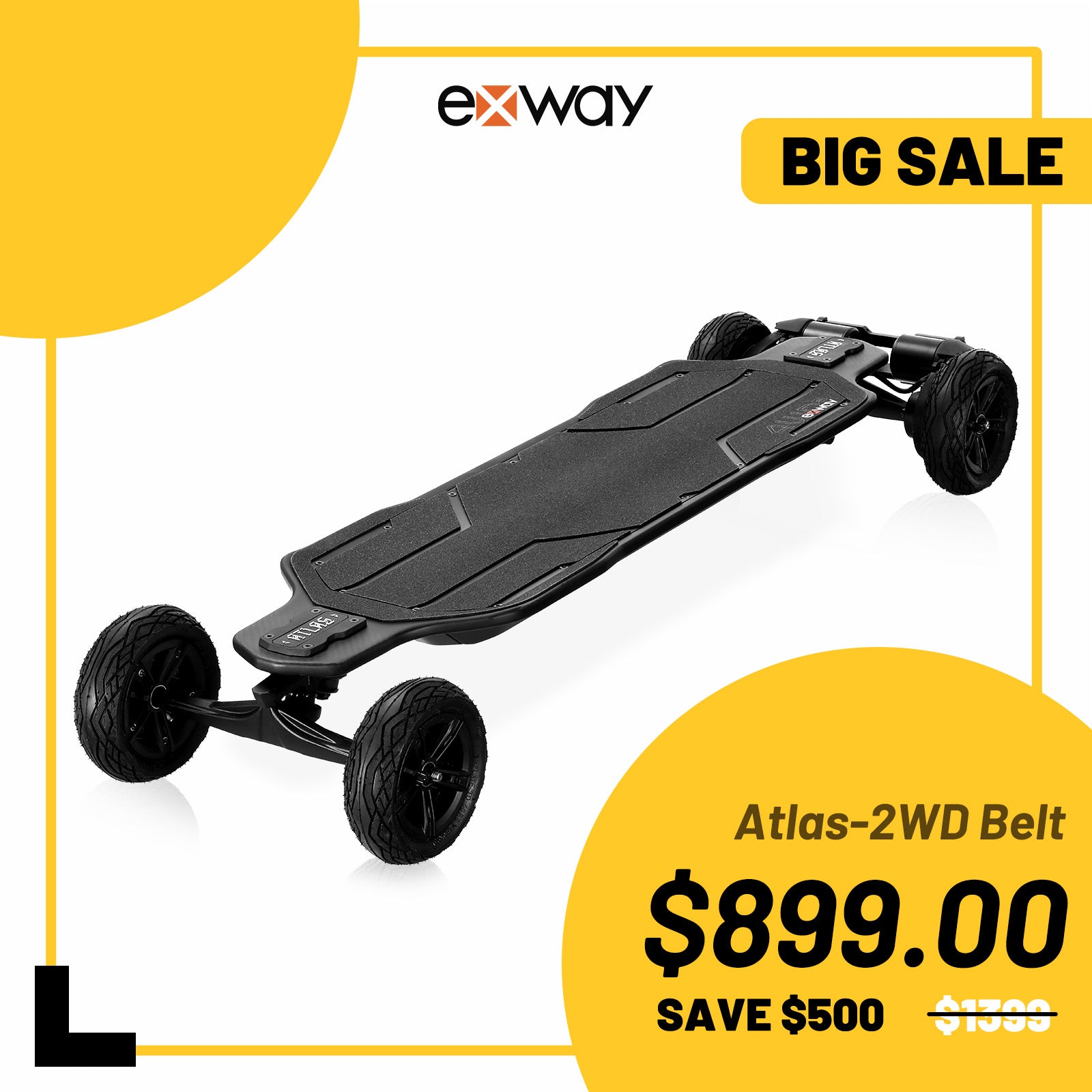 Exway Atlas丨Your Ultimate Electric Skateboard for Speed and Adventure