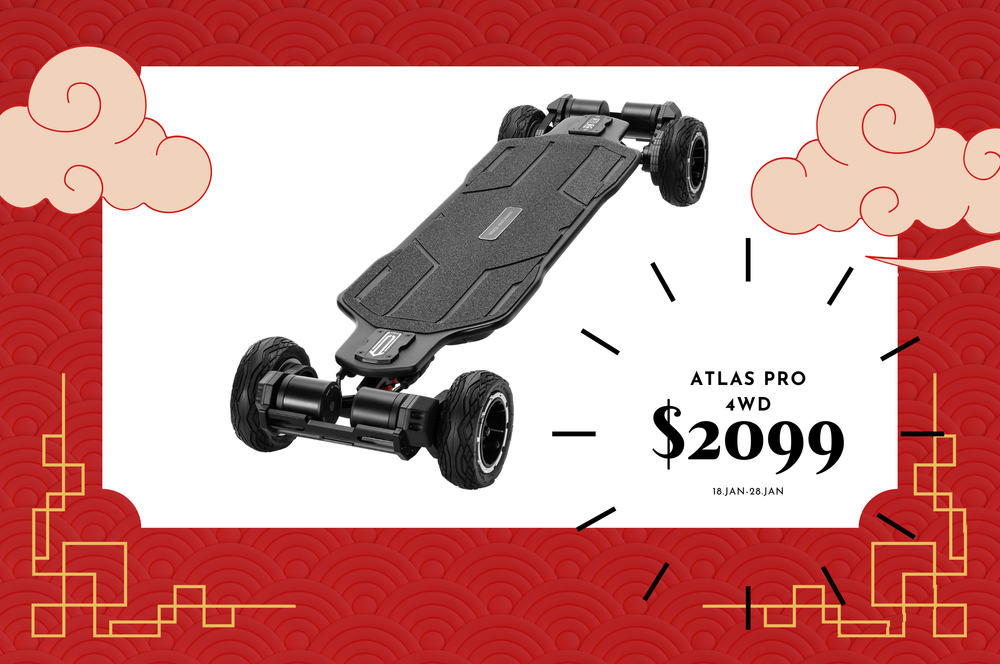 Atlas Pro丨High-Performance Electric Skateboard for Thrill Seekers