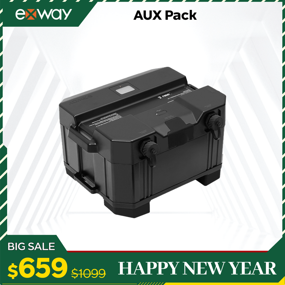 AUX Pack – Range Extender Battery for Exway Electric Skateboards